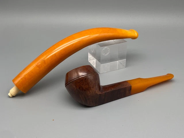 PLUS GRANDE EMBOUT de ambre pour pipe , 19e siècle EUR 275,00 - PicClick FR