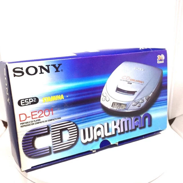 VINTAGE SONY CD Walkman Portable Compact Disk Player ESP2 - Silver (D ...