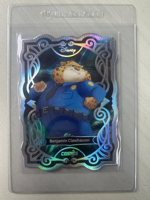 DISNEY COSMOS 2025 Benjamin Clawhauser Die Cut Zootopia Trading Card £ ...