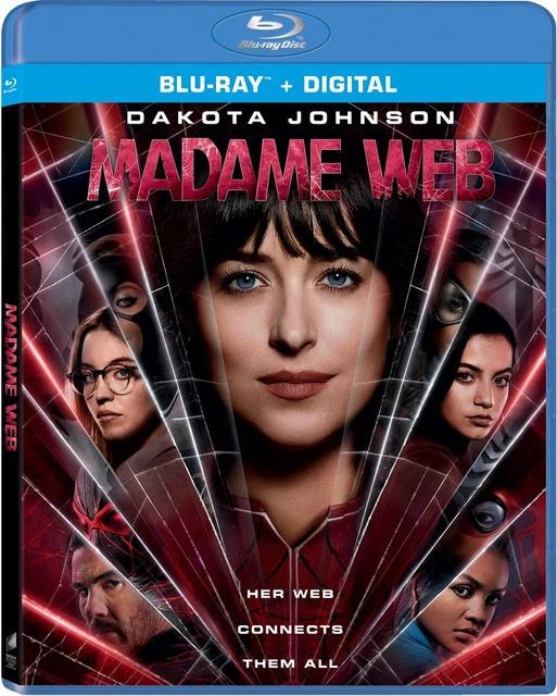 MADAME WEB (BLU-RAY) Dakota Johnson Sydney Sweeney Isabela Merced S.J ...