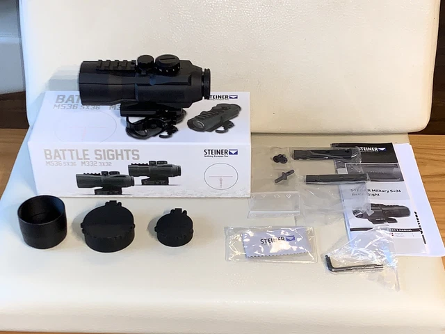 STEINER BATTLE OPTIC Sight BOS M536 5x36 Leuchtpuntvisier Zielfernrohr ...