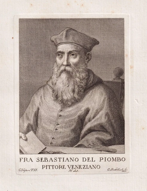 SEBASTIANO DEL PIOMBO Italian painter Venezia Renaissance Portrait ...