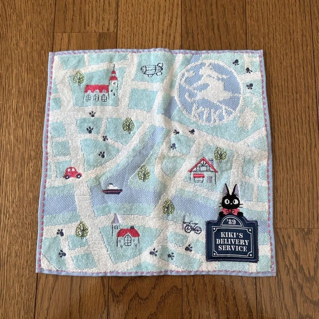 STUDIO GHIBLI KIKI'S Delivery Service Jiji Town Map Mini Towel Set £40. ...