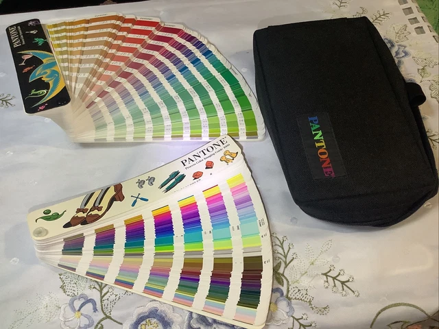 PANTONE 1993/94 ED. process color system guide & 1992 Imaging Guide ...