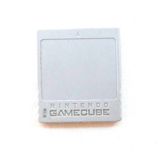 TESTED NINTENDO GAMECUBE Memory Card DOL-008 Gray Grey Authentic ...