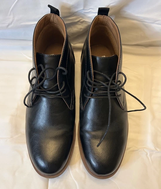 SONOMA W/ORTHOLITE ECO Aaron Chukka Ankle Dress Boots Black Men's Size ...