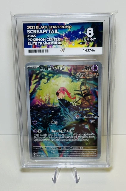 POKEMON TCG SCREAM Tail Pokemon Centre Paradox Rift ETB Promo 065 Ace ...
