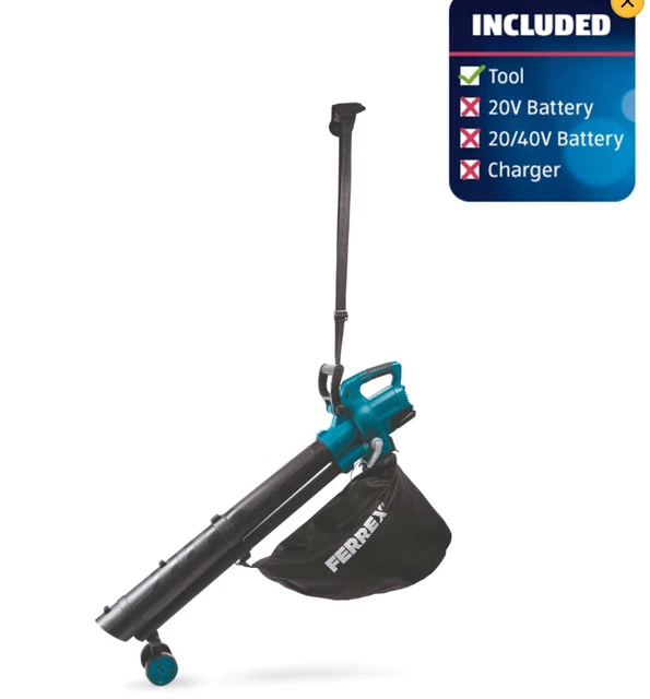 40V CORDLESS LEAF Blower, Vac & Shredder £55.00 - PicClick UK