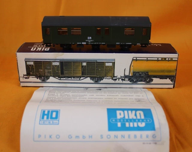 PIKO 10591 HO Gauge/1:87 Scale DR Gepäckwagen / Baggage Car - Boxed £10 ...