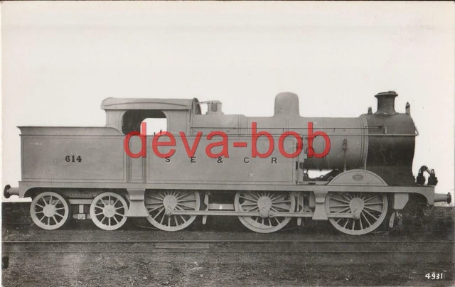RAILWAY PHOTO SECR J Class 614 Ashford Works 1913 0-6-4T Southern SE&CR ...