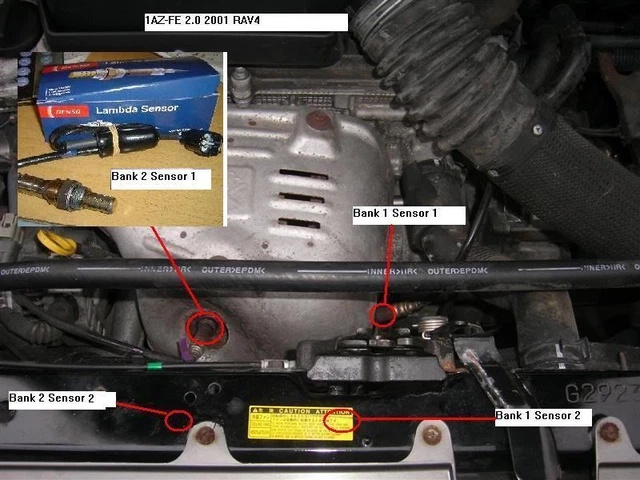 FOR TOYOTA RAV4 Vvti P1155 A/F Sensor Heater Circuit Malfunction Lamba ...