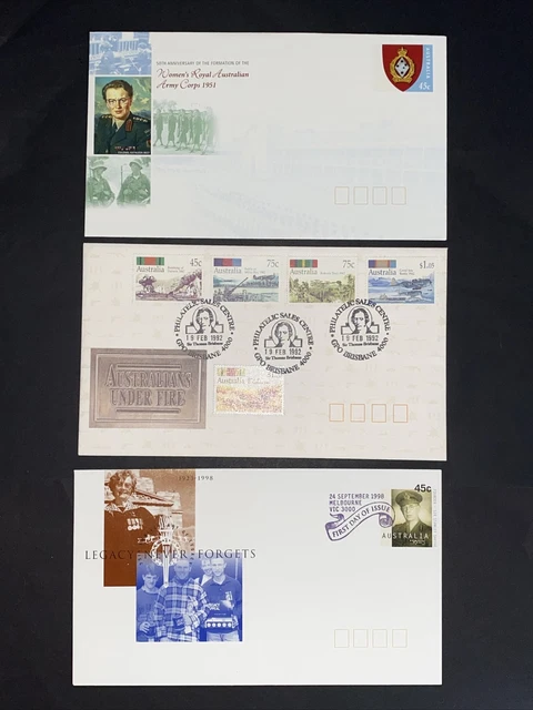 MILITARIA FIRST DAY Covers Womens Royal Australian Army Corps Legacy ...