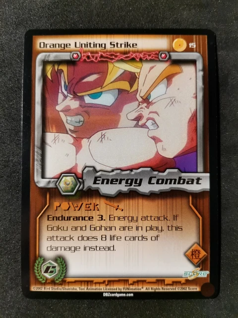 LP DRAGON BALL Z ORANGE LIGHTNING STRIKE Common Card CCG #15 $3.50 ...