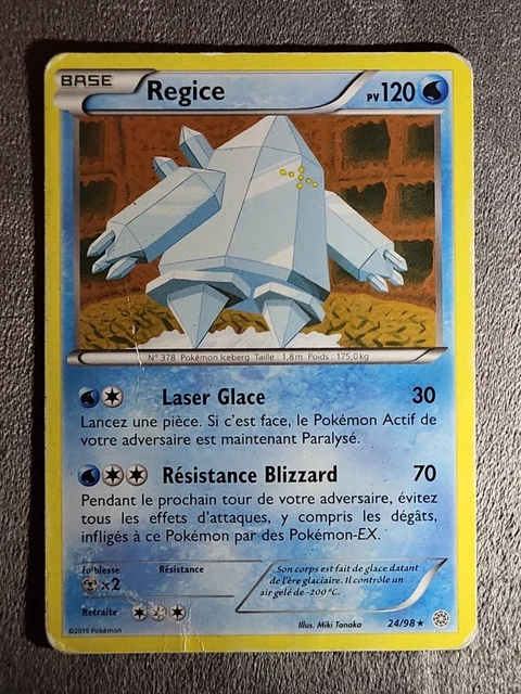 CARTE POKEMON REGICE 24/98 Rare XY7 ORIGINES ANTIQUES FR EUR 1,00 ...