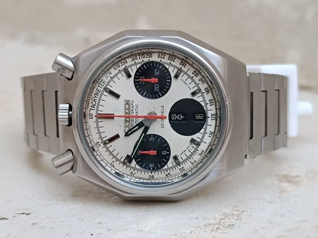 OROLOGIO CITIZEN 8110 CHRONOGRAPH BULLHEAD ref 4-901223 TA GN 4W-S 67 ...