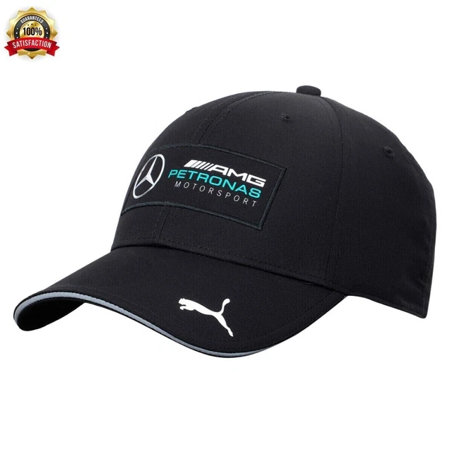 PUMA CAP MERCEDES Amg Petronas F1 Motorsport Cap Metal Logo Black ...