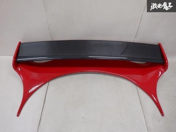 RARE R-MAGIC FD3S RX-7 RX7 Large Rear Wing Rear Spoiler Type2 Red FRP ...