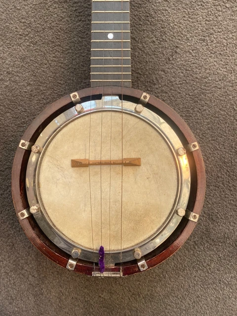 VINTAGE H3 BANJO 8 String With Original Tatty Case Ref B1W £78.68 ...
