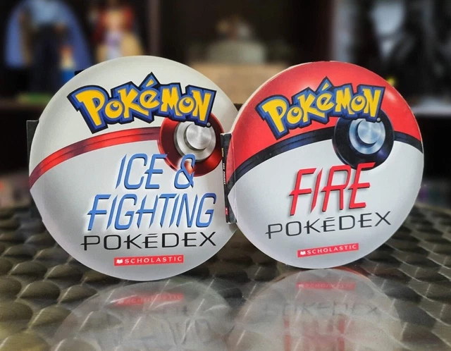 2 X POKEMON Pokedex - Fire + Ice & Fighting Books - Free AUS Post $10. ...