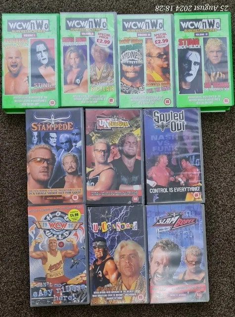 WWF WCW WRESTLING vhs bundle £0.99 - PicClick UK
