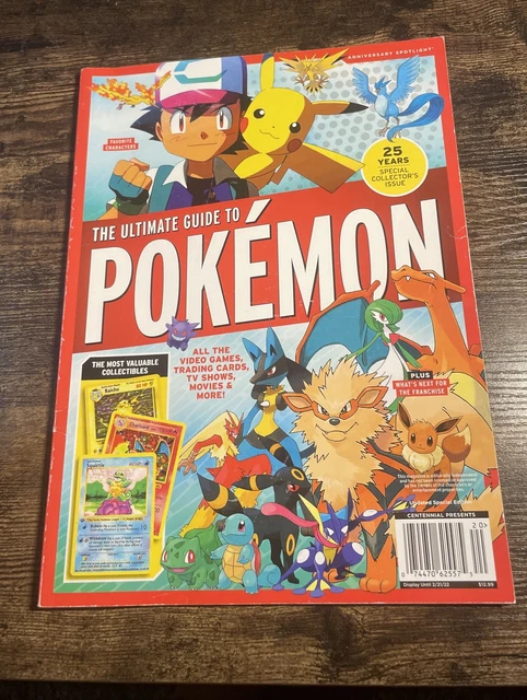 THE ULTIMATE GUIDE TO POKEMON magazine 25 YEARS SPECIAL COLLECTOR'S ...