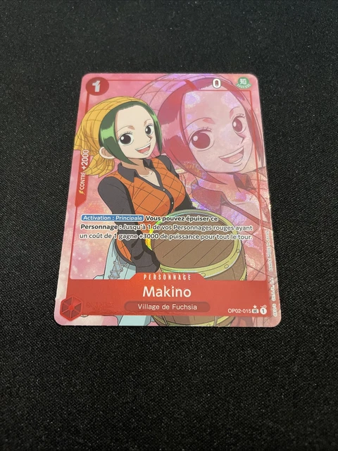 CARTE ONE PIECE Makino Alt (V2) OP02-015 UC PRB01 FR Neuf EUR 24,90 - PicClick FR