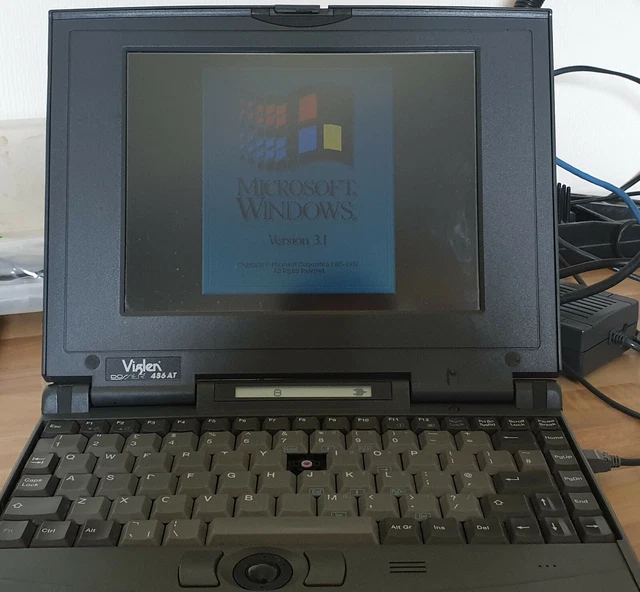 VINTAGE LAPTOP VIGLEN Ordner 486 AT EUR 408,46 - PicClick DE