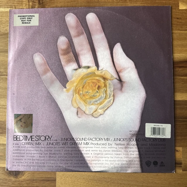 MADONNA BEDTIME STORY 12" Vinyl Record UK 1995 Promo £16.15 - PicClick UK