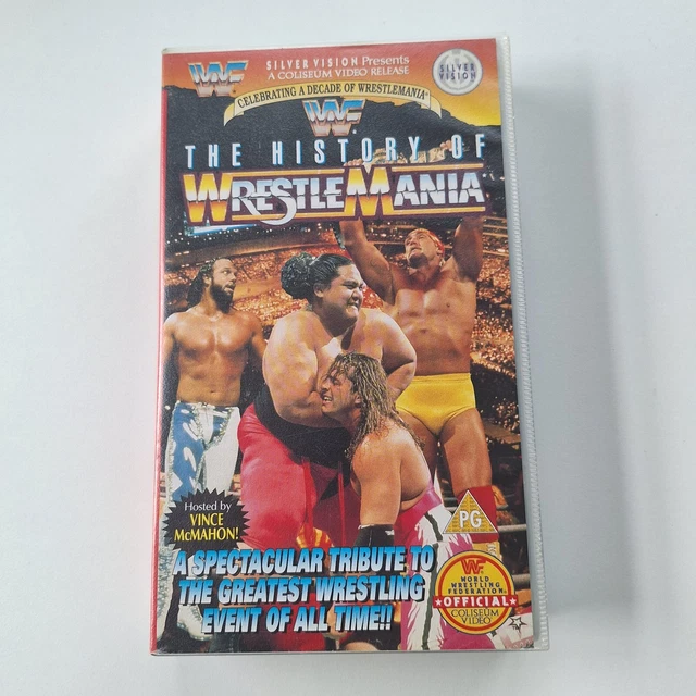 1994 WWF THE History Of Wrestlemania Coliseum VHS WWE Bret Hitman Hart £11.99 - PicClick UK