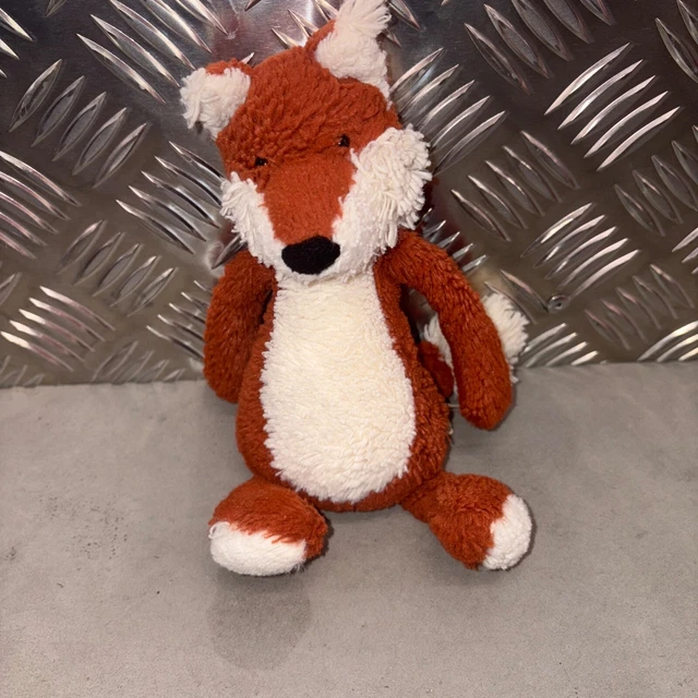 JELLYCAT SMALL BASHFUL Fox - Loved condition £23.99 - PicClick UK