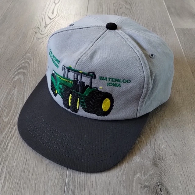 VINTAGE JOHN DEERE Hat Snapback Cap 8020 Series Tractor K Products USA ...