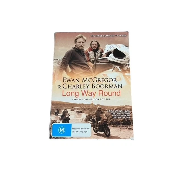 LONG WAY ROUND Collectors Edition Box Set Ewan McGregor Charley Boorman ...