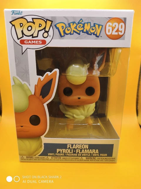 POKEMON FIGURINE FLAREON PYROLI 10 cm N° 629 FUNKO "POP" OFFICIEL EUR ...
