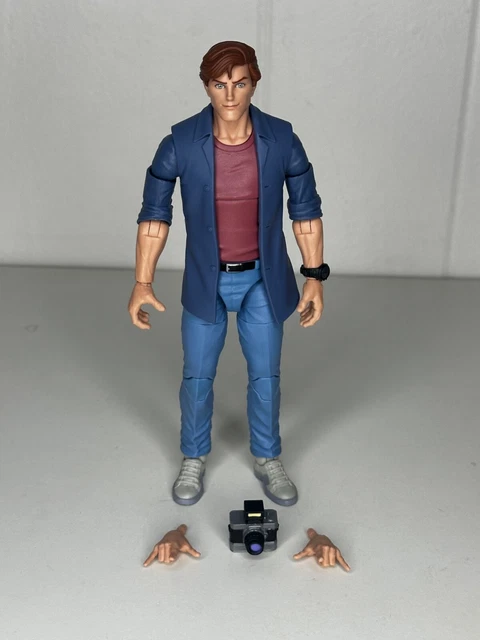 MARVEL LEGENDS SPIDERMAN Animated VHS Series PETER PARKER 100% Complete ...