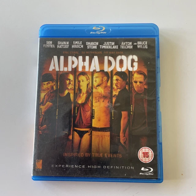 ALPHA DOG (2006) UK Blu Ray Justin Timberlake Bruce Willis NO DISC ...