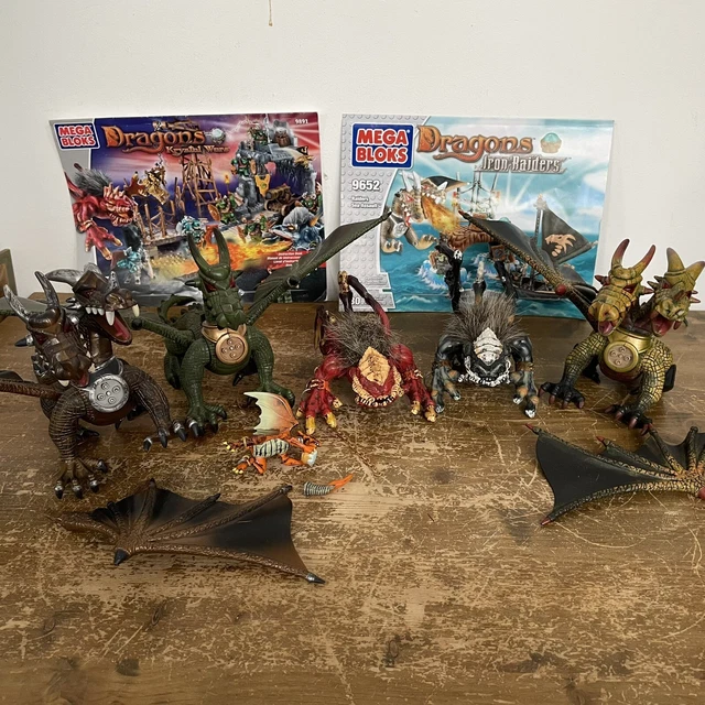 MEGA BLOKS DRAGONS Creatures Bundle Krystal Wars Iron Raiders EUR 26,35 ...