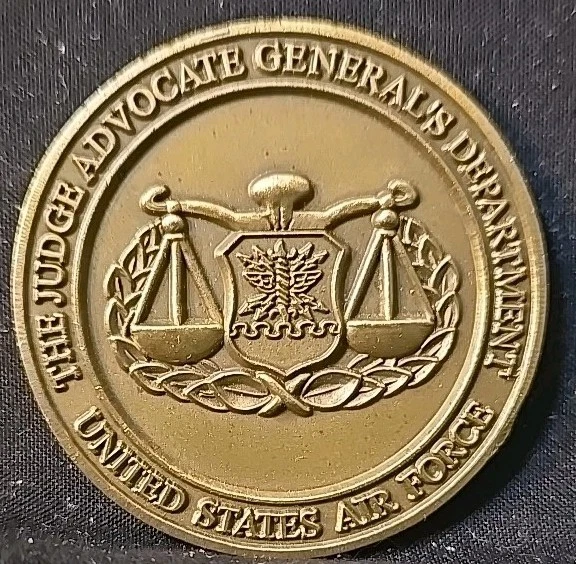 THE JUDGE ADVOCATE General's Department JAG USAF US Air Force Challenge ...