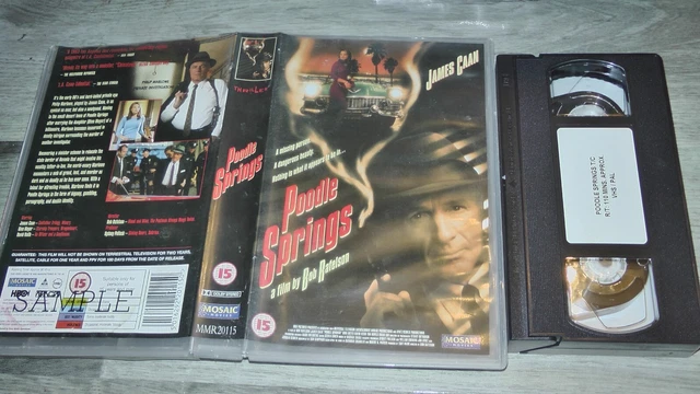 POODLE SPRINGS VHS Big Box Video Timecode Sample Dealer Rental TBC Cert ...