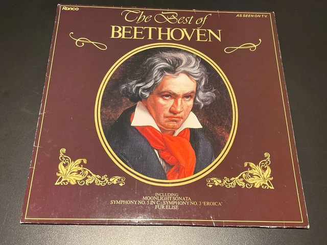 THE BEST OF Ludwig Van Beethoven - Vinyl Record LP Album - Ronco RTL ...