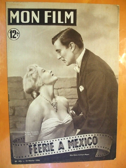 MON FILM N° 182 du 13/02/1950- Walter Pidgeon et Ilona Massey- Katharine Hepburn EUR 1,99 ...
