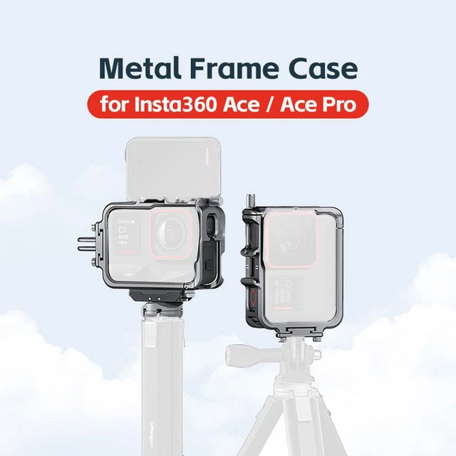 FOR INSTA360 ACE /Ace Pro Camera Cage Metal Protective Frame Case $39. ...