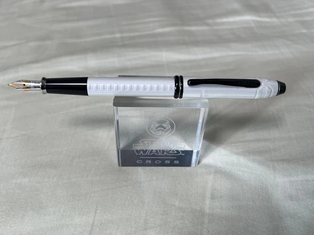 CROSS TOWNSEND STAR Wars Stormtrooper Fountain Pen Nib K18 F Unused ...