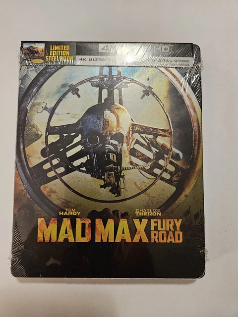 MAD MAX: FURY Road STEELBOOK 4K Ultra HD Blu-Ray UHD + Blu-ray ...
