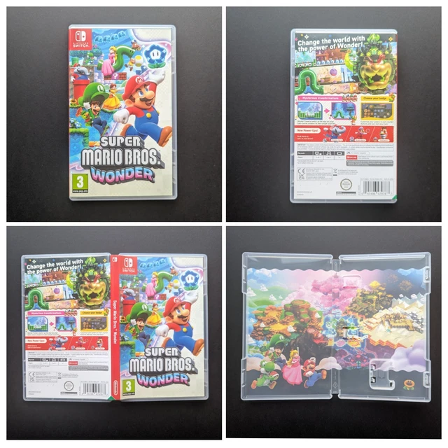 SUPER MARIO BROS Wonder (Switch) Official Retail Box ONLY No Game Cart ...