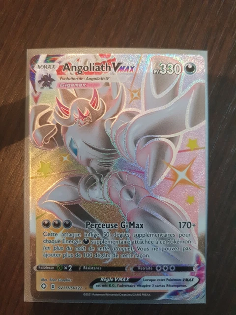 CARTE POKEMON ANGOLIATH Shiny Vmax SV/117/SV122 EUR 12,00 - PicClick FR