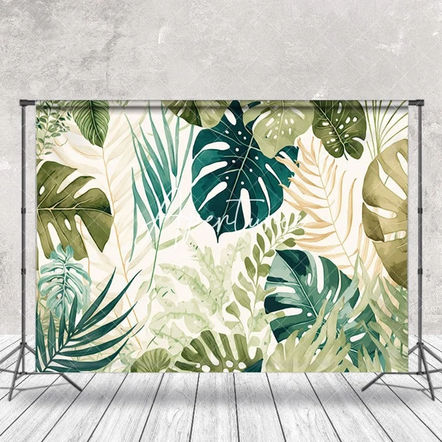 NATURAL MONSTERA SPRING Backdrop For Photo Booth $36.09 - PicClick AU