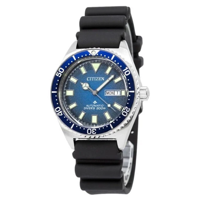 CITIZEN PROMASTER CADRAN Bleu Automatique Plongeur NY0129-07L Montre pour Homme EUR 256,43 ...