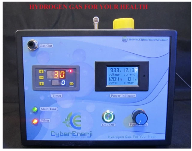 CYBER ENERGY HYDROGEN respiratory machine 1000ml/min hho gas £622.41 ...