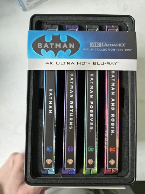 BATMAN STEELBOOK COLLECTION (4k UHD): Batman 89, Returns, Forever ...