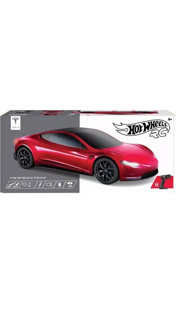HOT WHEELS RC Tesla Roadster 1:10 Remote-Control Tesla Roadster Red £90 ...